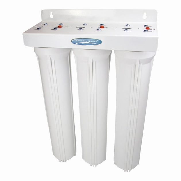 Crystal Quest Mini Slimline Whole House Iron Plus Water Filter ...